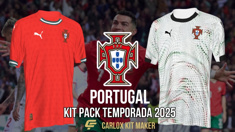 Kit Pack Portugal 2025 | ¡Representa a la selección en PES 2021 ...